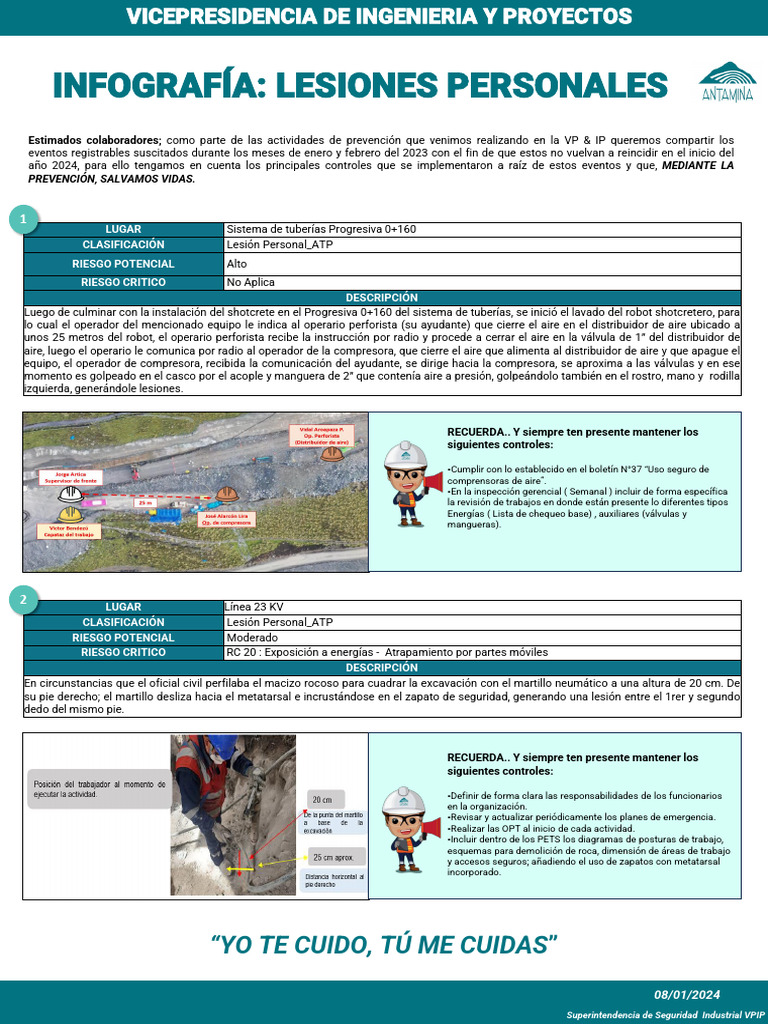 Infografia de Lesiones Personales | PDF