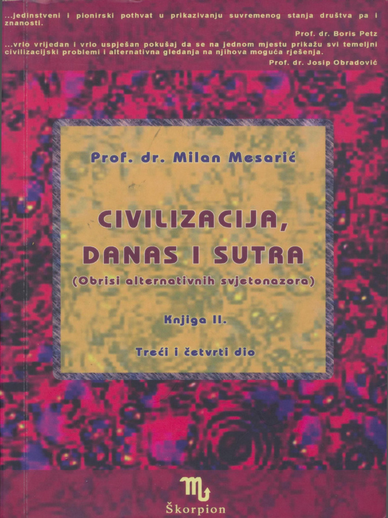 Milan Mesaric Civilizacija Danas I Sutra Knjiga II | PDF