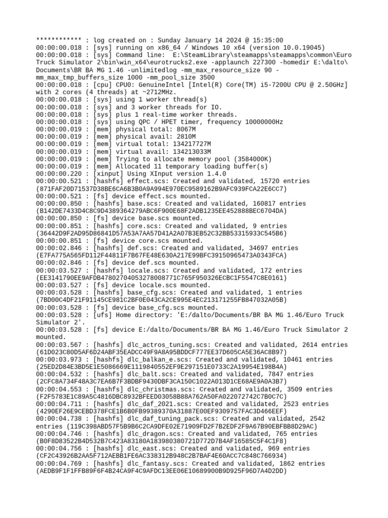 Game Log | PDF | Computing | Computer Architecture