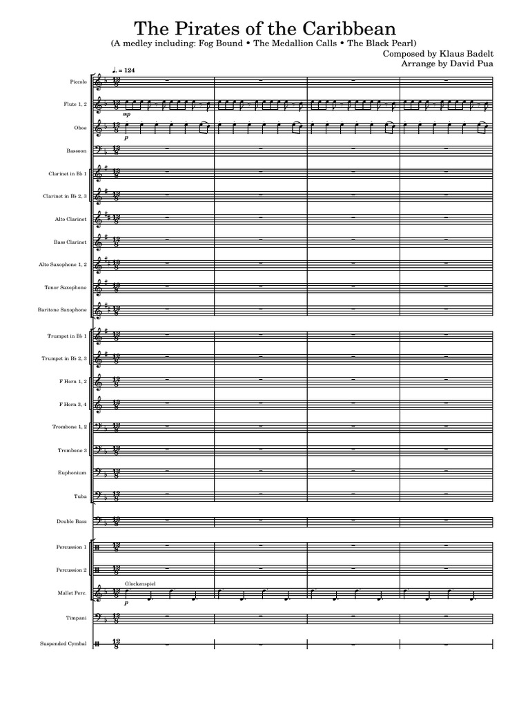 Pirates of The Caribbean Conductor | PDF | Musical Instruments | Music ...