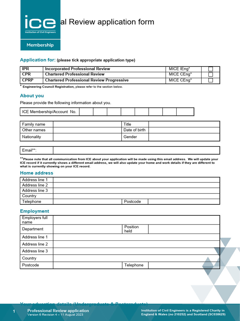 Professional Review Application - 2023 | PDF | Engineering | Civil ...