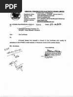 LIC Life Certificate Format | PDF