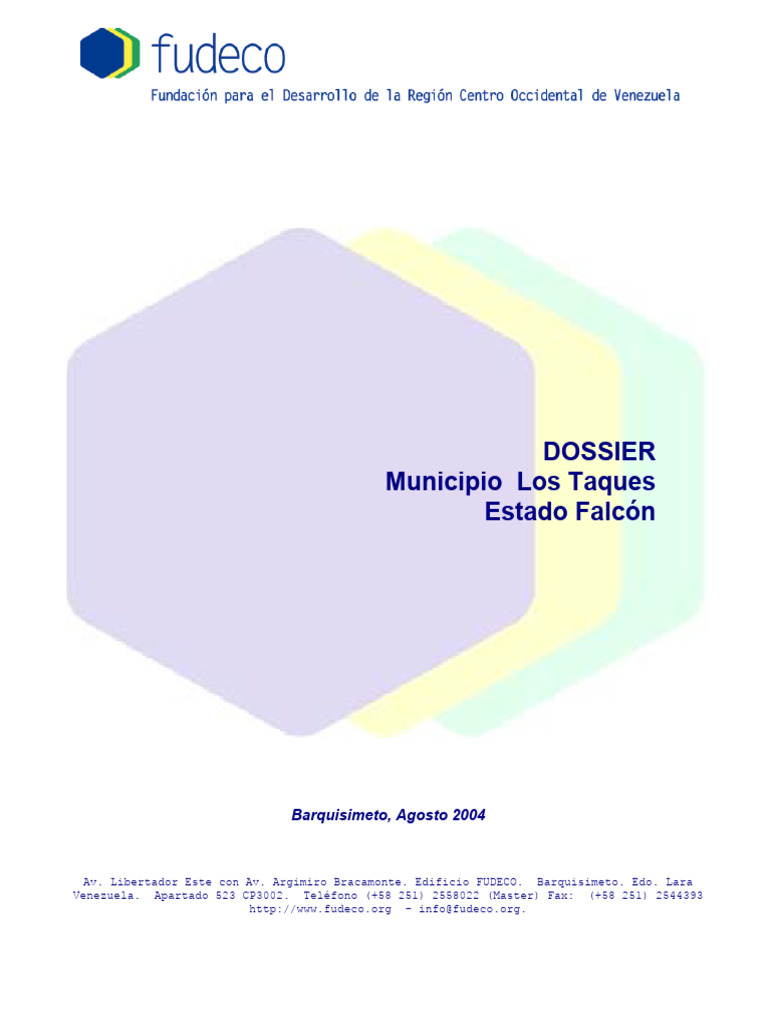 Dossier - MUNICIPIO LOS TAQUES - ESTADO FALCÓN | PDF | Venezuela ...