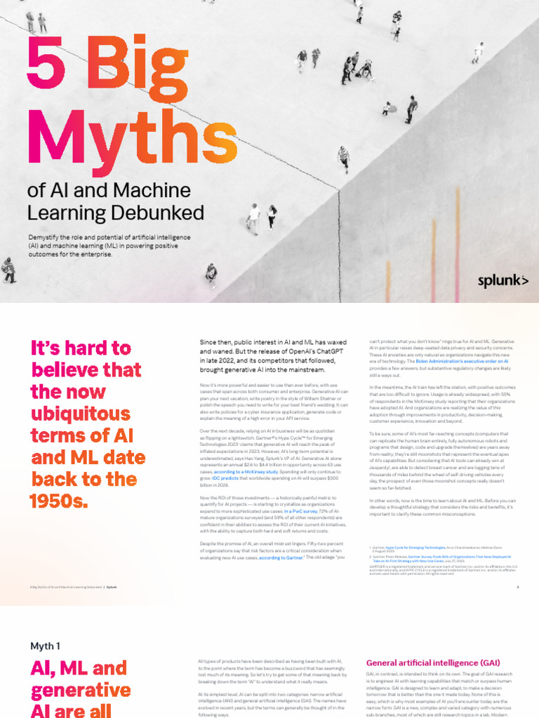 5-big-myths-of-ai-and-machine-learning-debunked | PDF | Machine Learning | Artificial Intelligence