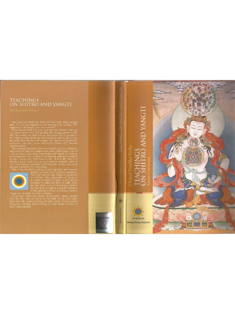 Teachings On Shitro and Yangti (Only Yangti) | PDF