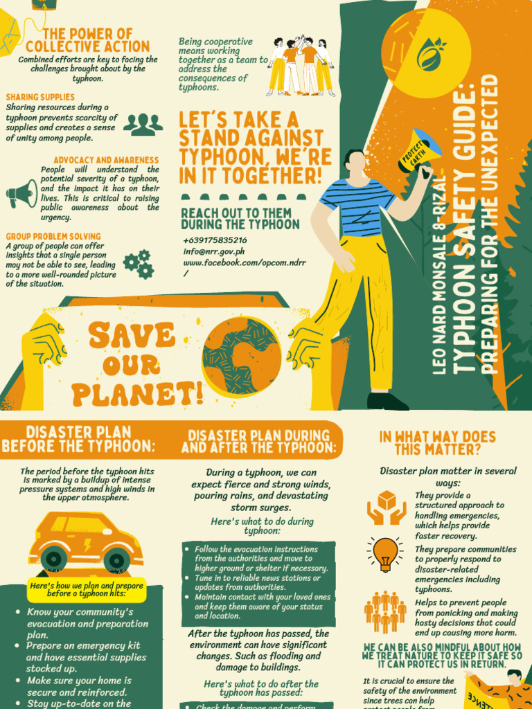 Bold Textured Illustrative Environmental Sustainability Brochure | PDF