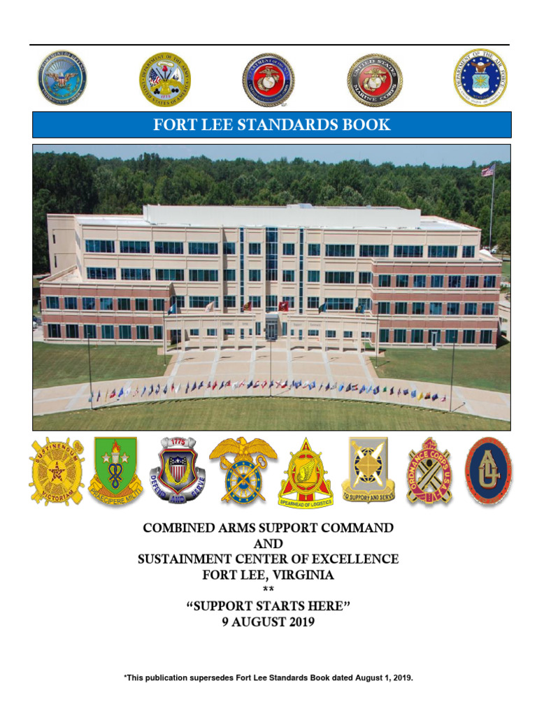 Fort Lee Standards Book Overview | PDF | Non Commissioned Officer ...