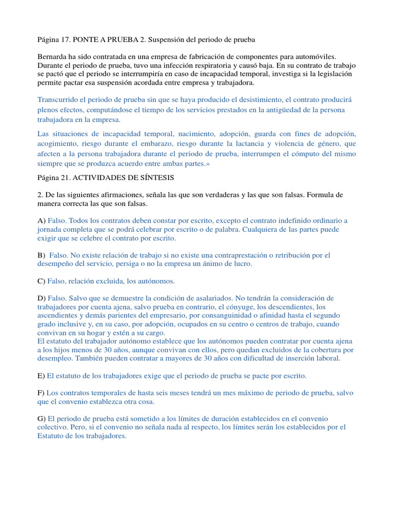 Actividades Tema 1 RRHH | PDF | Daños y perjuicios | Acuerdo colectivo