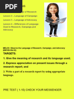 ENGLISH 10 Q2 Module 2 Lesson 2 | PDF | Question | Rhetoric