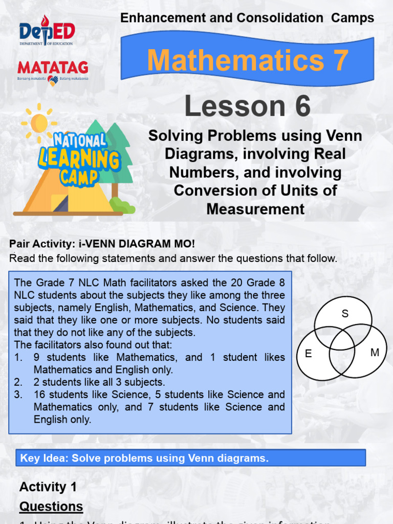 Math Lesson 6 | PDF