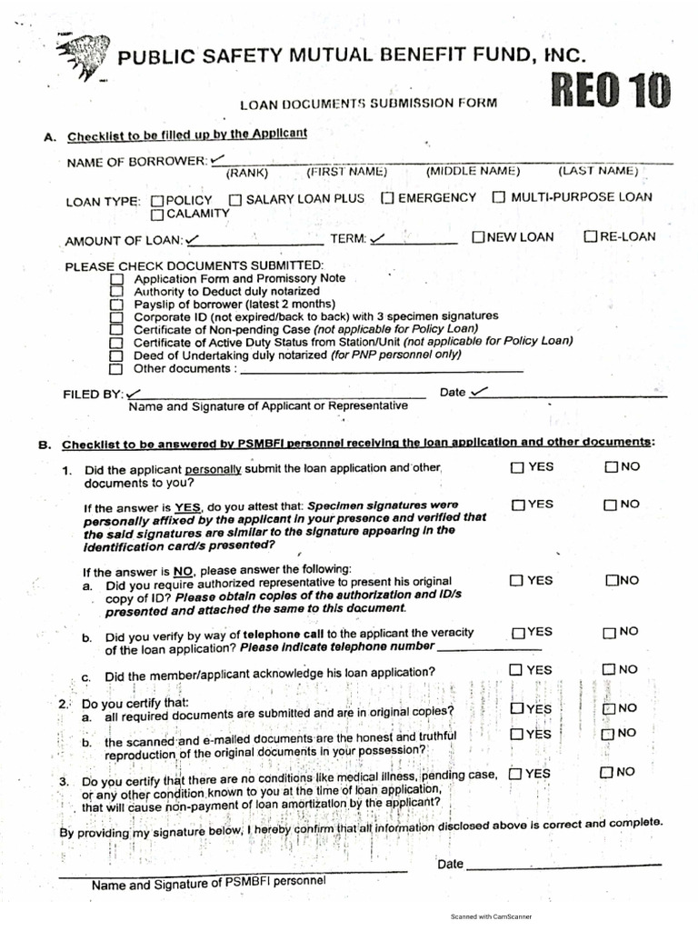Policy Application Form | PDF