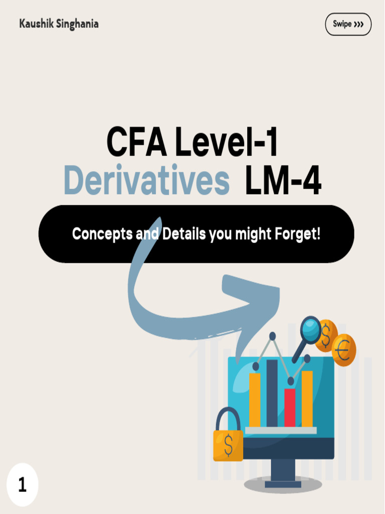 CFA Level-1 Derivatives Guide | PDF | Business | Finance & Money Management