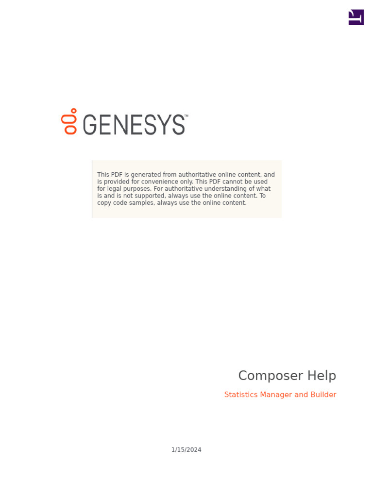 En Composer 8.1.4 Help StatisticsManagerandBuilder | PDF | Server (Computing) | Java ...