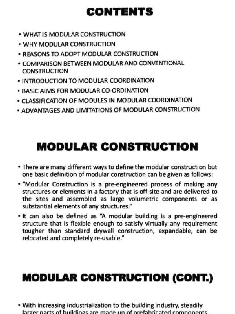 Modular Building Construction Pdf Pdf