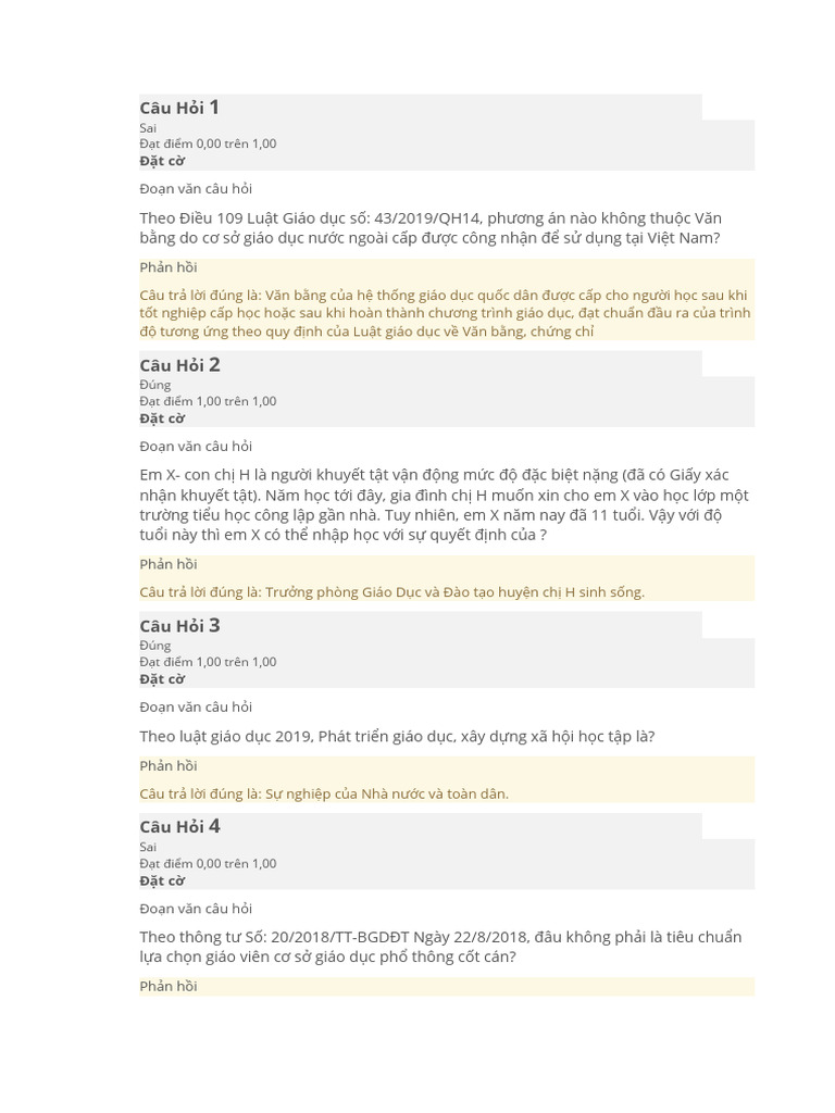 quản lý thi | PDF