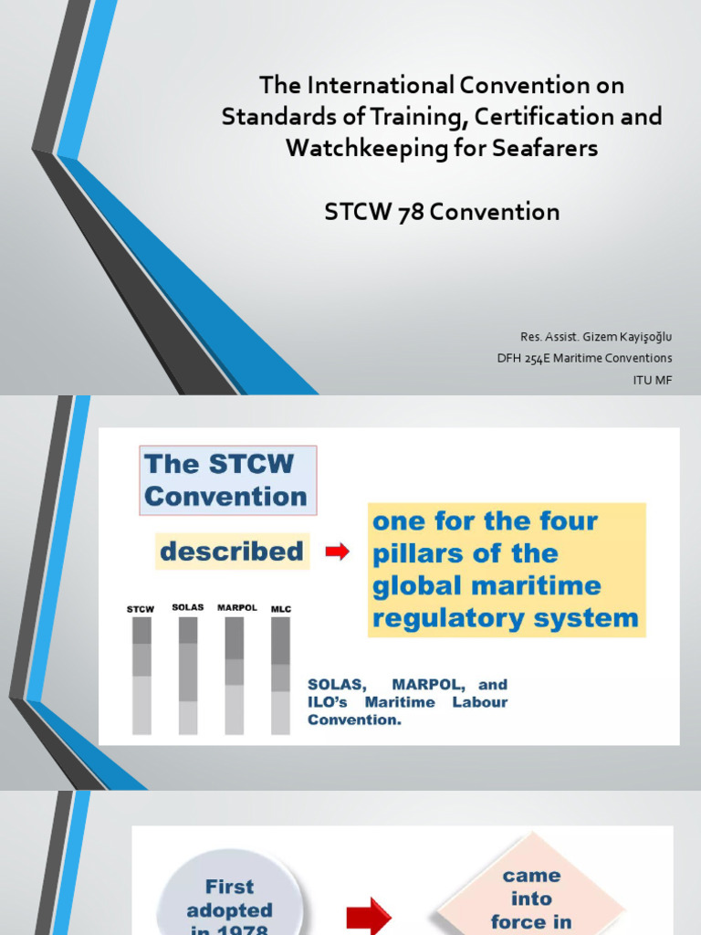 STCW 78 Training & Certification Guide | PDF | Shipping | Transport