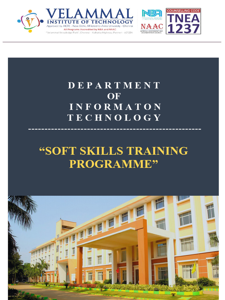 Soft Skill Training Report 1 | PDF | Communication | Skill
