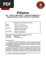 FILIPINO 6 (Aralin 6 Q4) - Pagsusulat NG Ulat, Balitang Pang-Isport ...