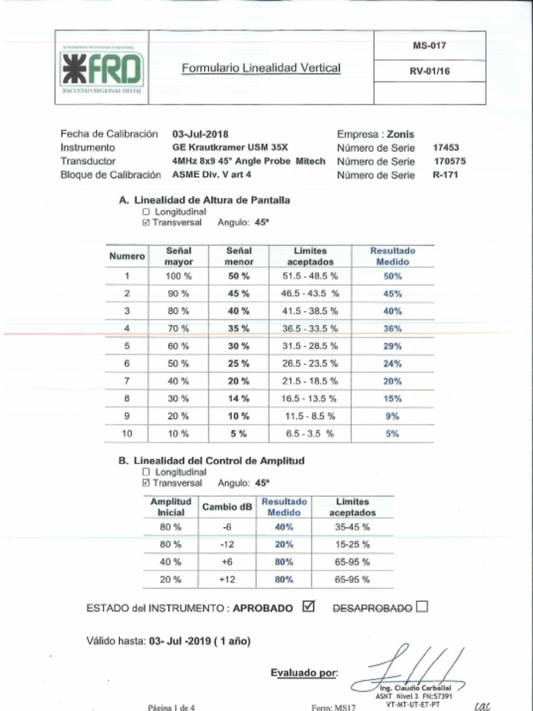 Certificado de Ultrasonido | PDF