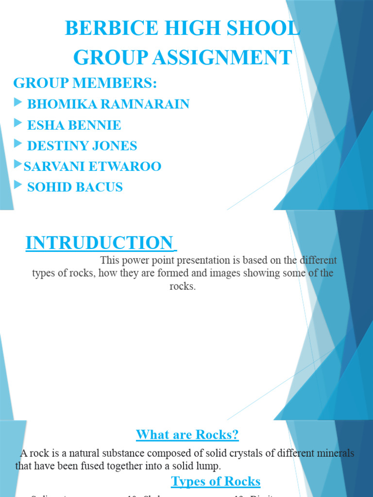 Integrated science presentation | PDF | Rock (Geology) | Igneous Rock