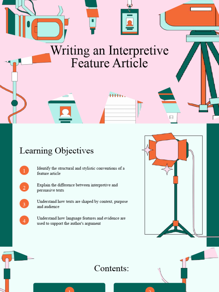 Guide to Writing Interpretive Feature Articles | PDF | Rhetoric | Non ...