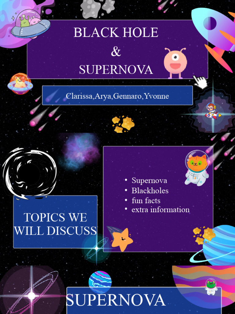 Black Hole & Supernova | PDF | Black Hole | Stars
