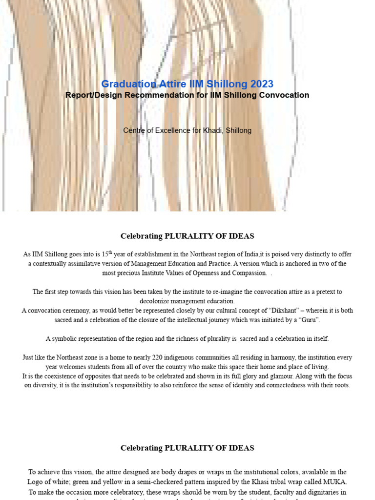 Iim Convocation Attire | PDF | Clothing