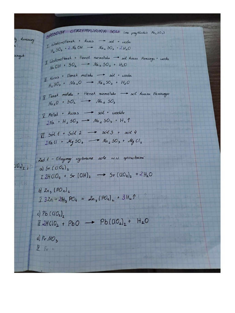 Sposoby Otrzymywania Soli Pdf