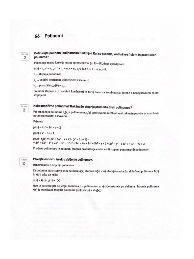 Mat 3L, 2t, Teorija | PDF