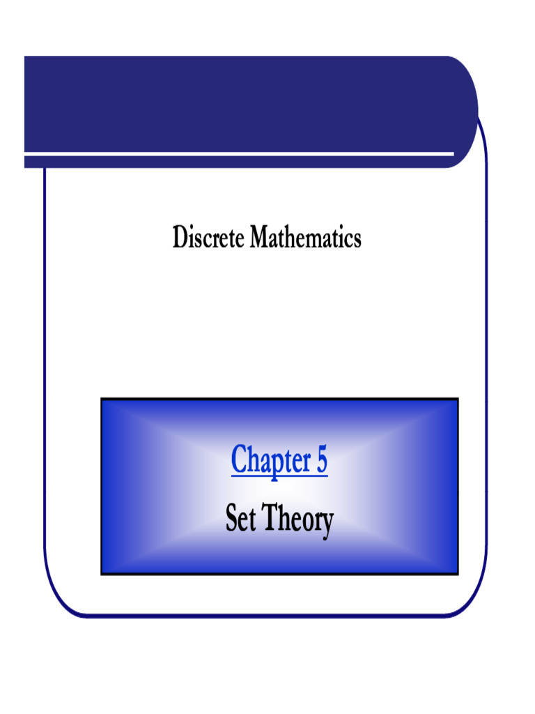 Ch5 | PDF | Set (Mathematics) | Logic