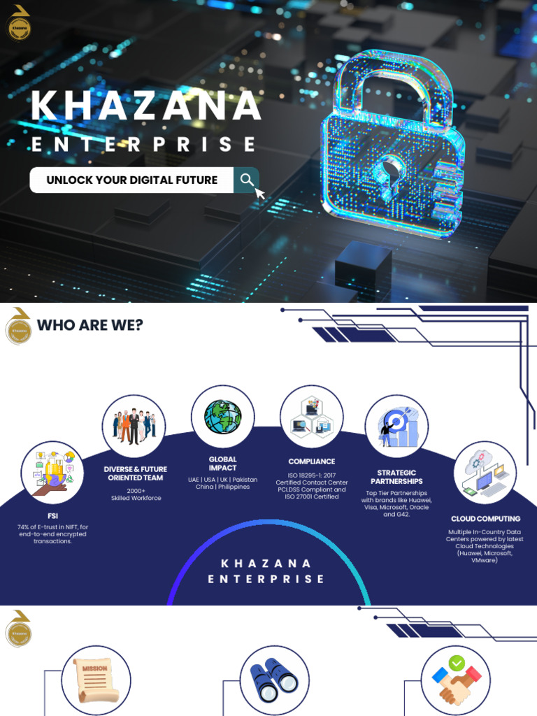 Khazana Enterprise Company Profile | PDF | Microsoft Azure | Cloud Computing