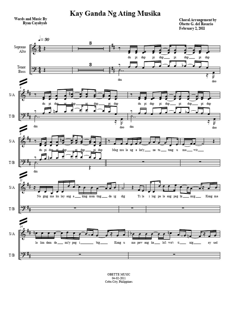 Kay Ganda NG Ating Musika | PDF