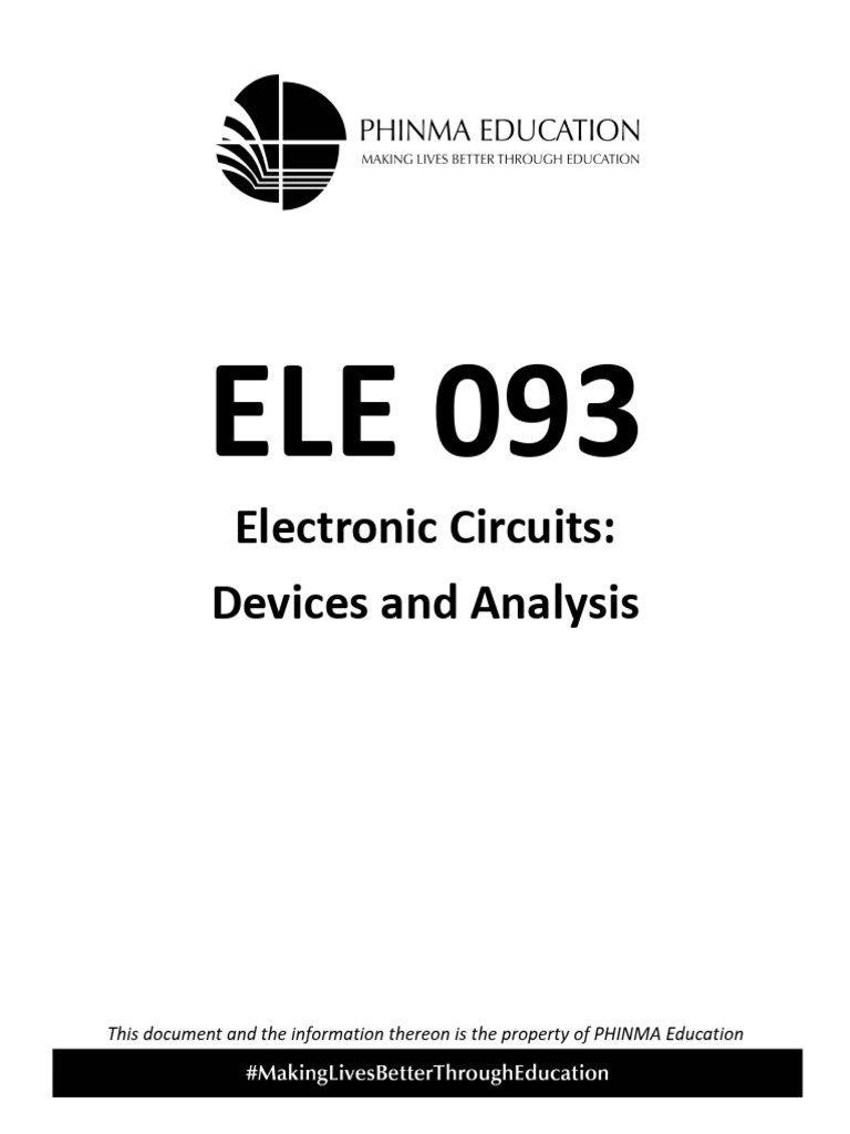Upang Cea 2bsee Ele093 P1 | PDF | Semiconductors | Doping (Semiconductor)