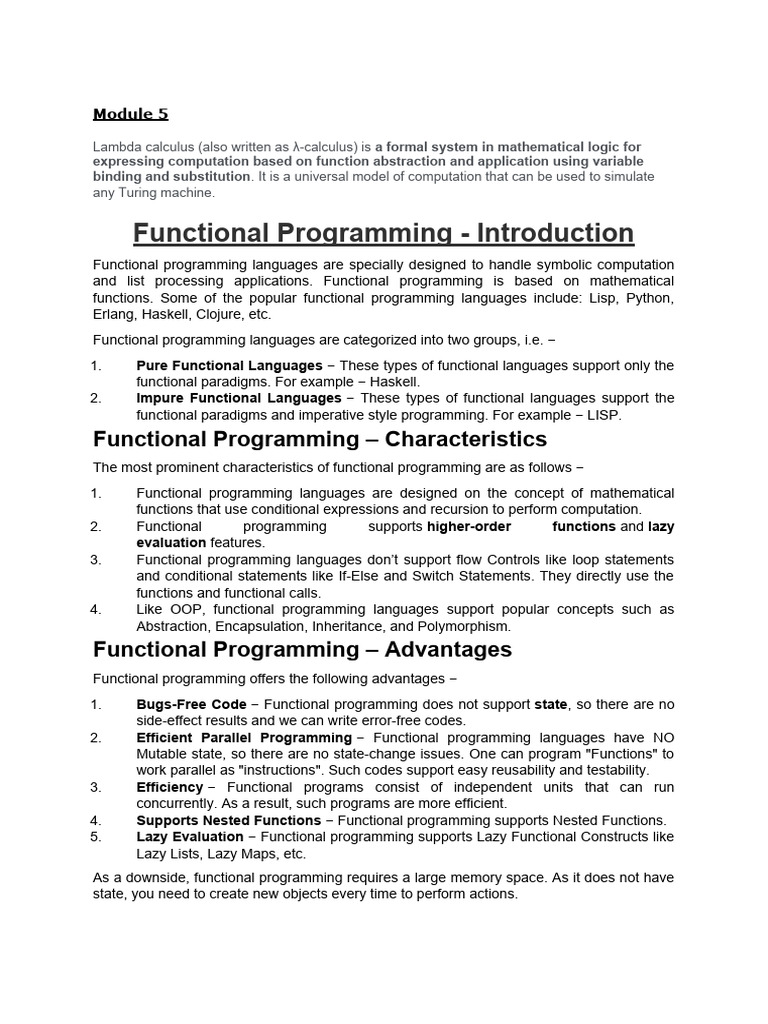 Famina ME 1st Sem Exam Topic | PDF | Functional Programming | Programming Paradigms