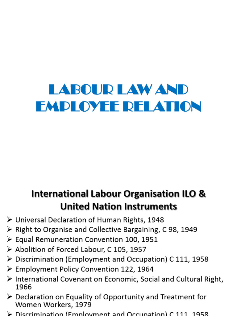 Overview of Labour Law in Nigeria | PDF | Labour Law | Employment