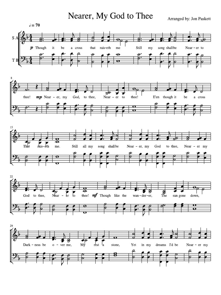 Nearer My God To Thee | PDF