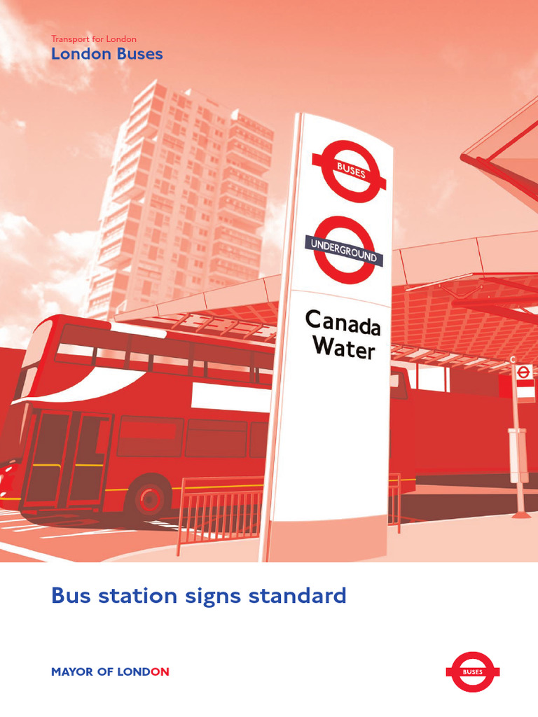 London Bus Station Signs - Issue02 | PDF | Bus | Typography