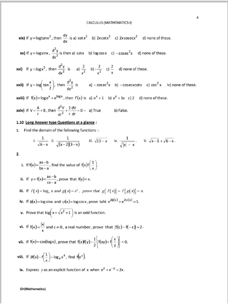 Calculus 4 | PDF