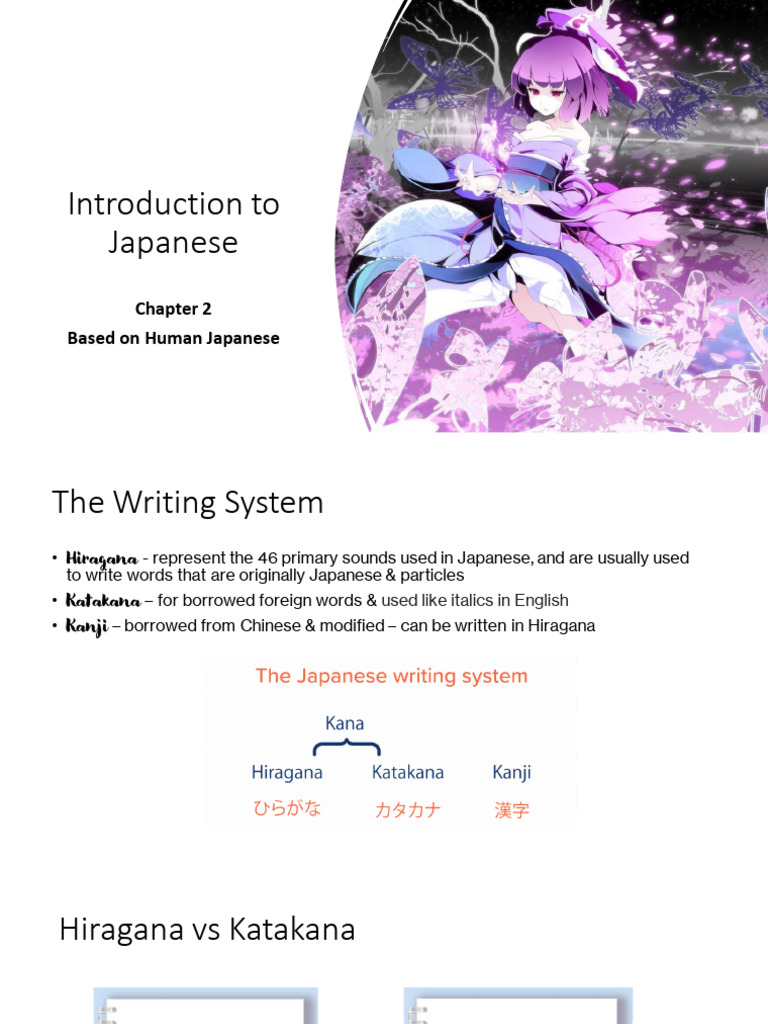 Introduction To Japanese Chapter 2 | PDF | Japanese Language | Language ...