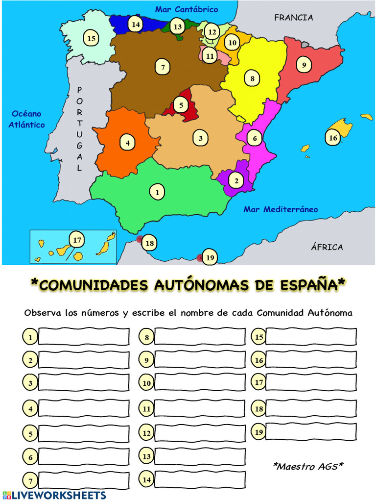 Comunidades Autónomas de Espàña | PDF
