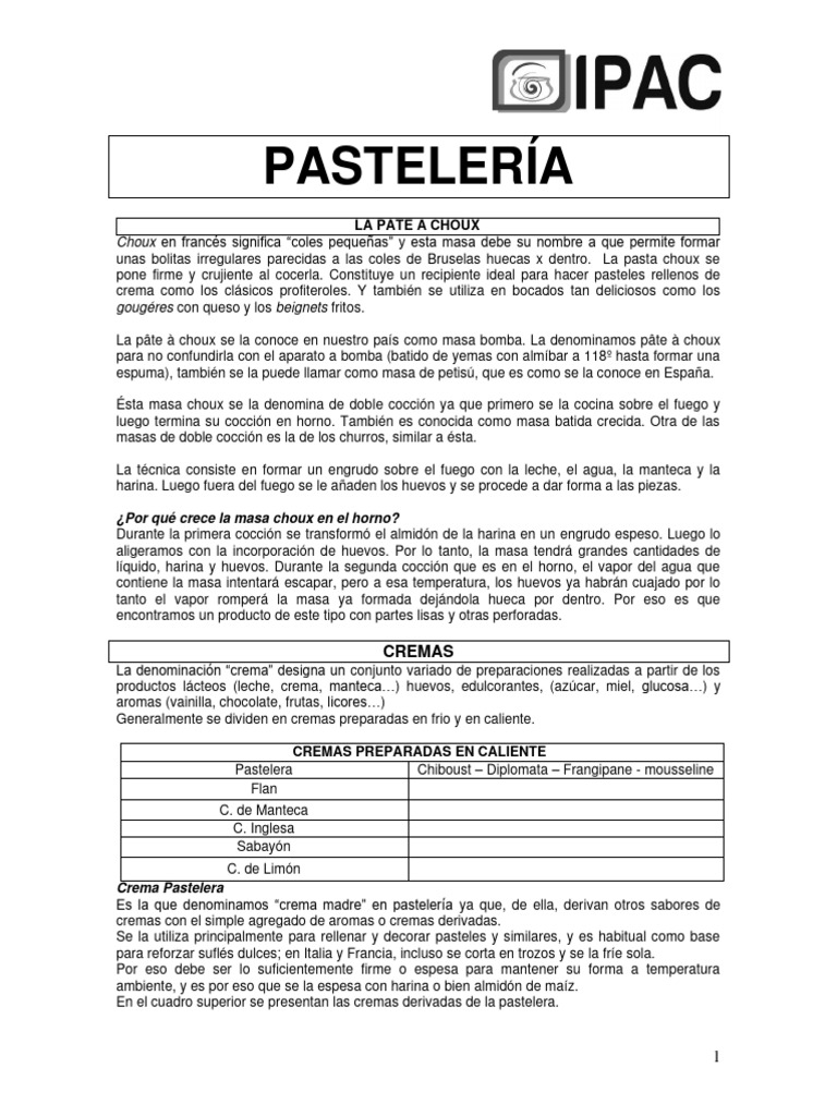 Manual de Panaderia y Pasteleria 2022 | PDF | Crema | Comida y bebida