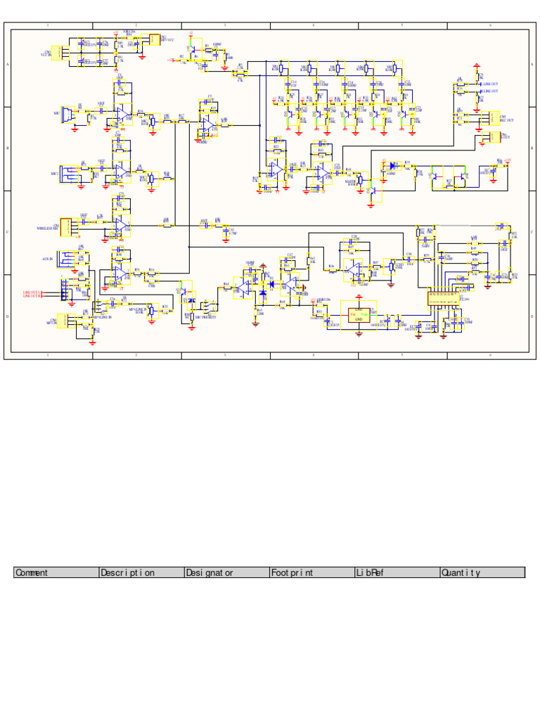 Pre-Amplifier Circuit Diagram | PDF