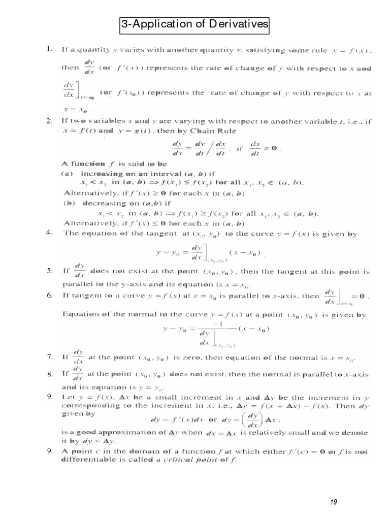 Application of Derivatives | PDF | Sphere | Area