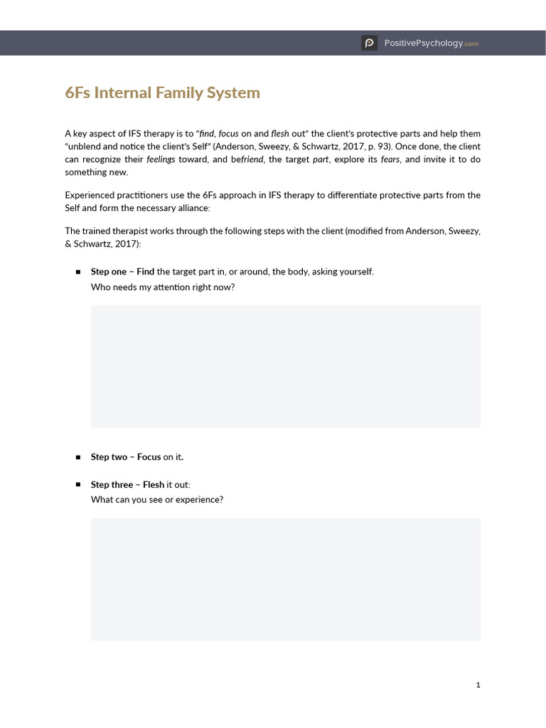 6Fs-Internal-Family-System | PDF