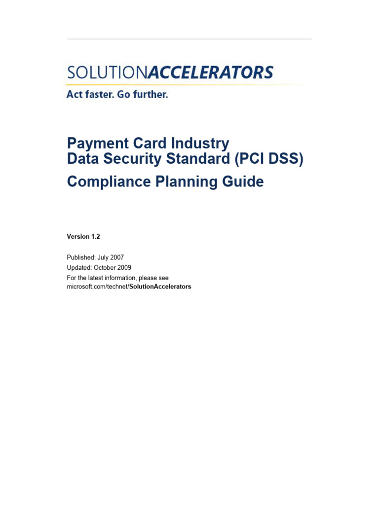 PCI DSS Compliance Planning Guide - Windows Security | PDF | Group Policy | Payment Card ...