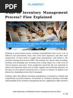 Inventory Management Notes | PDF