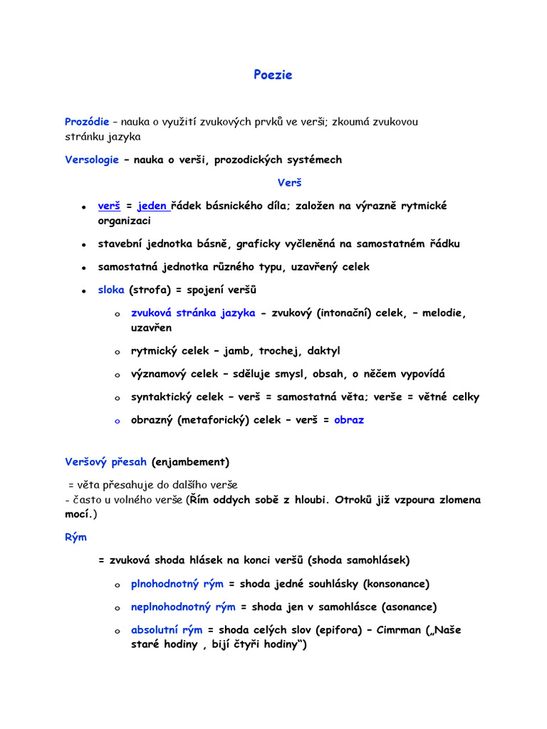 Poezie | PDF