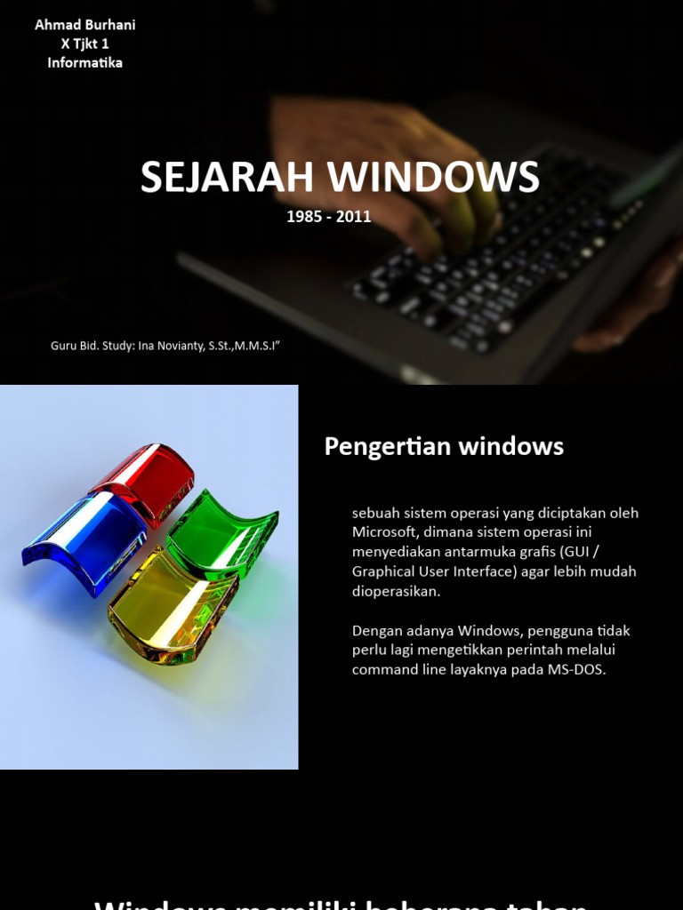 Sejarah Windows | PDF | Komputer