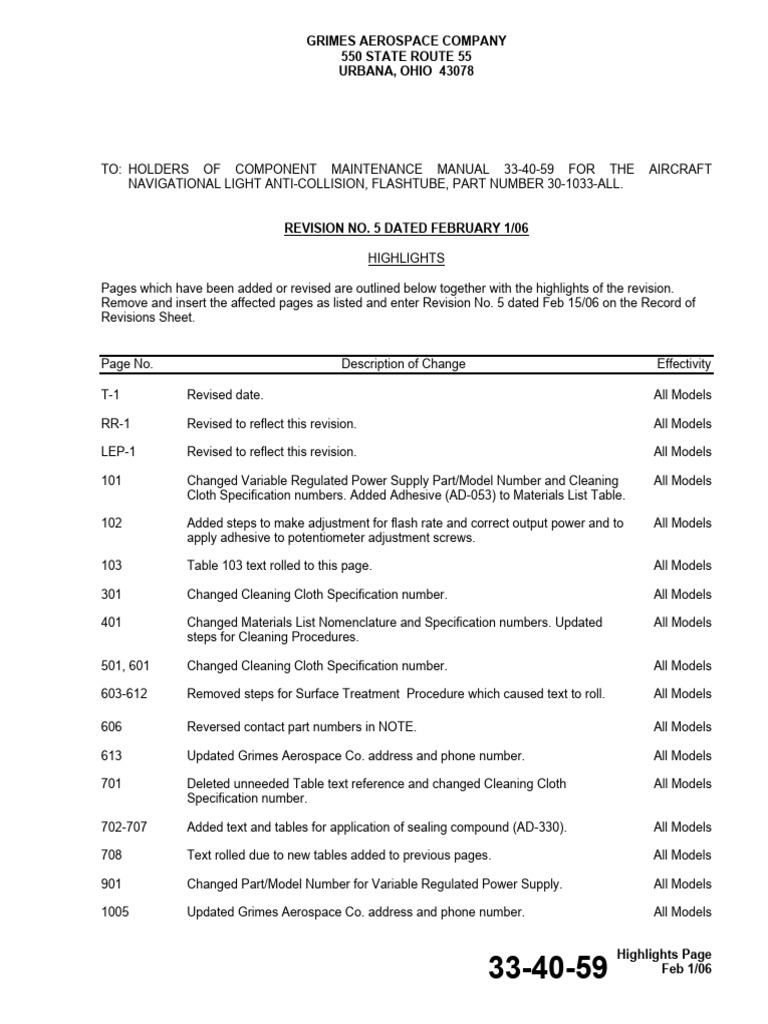 CMM 33-40-59 | PDF | Power Supply | Printed Circuit Board