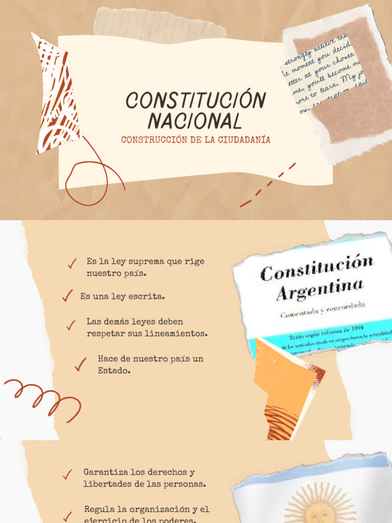 Constitución Nacional Pdf Constitución Estado Política